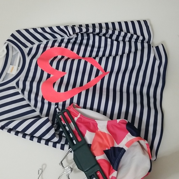 Swim | Heart Bathing Suit Set | Poshmark